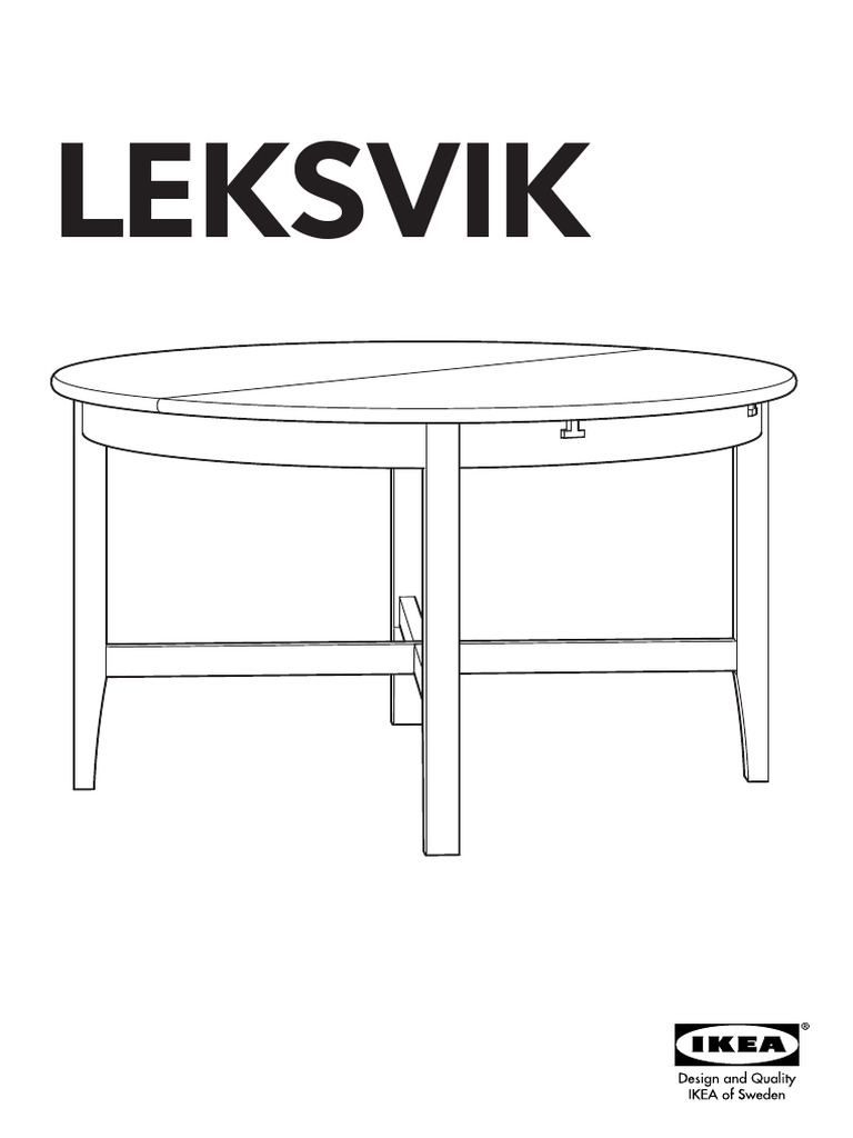 Ikea Leksvik Dining Table | PDF