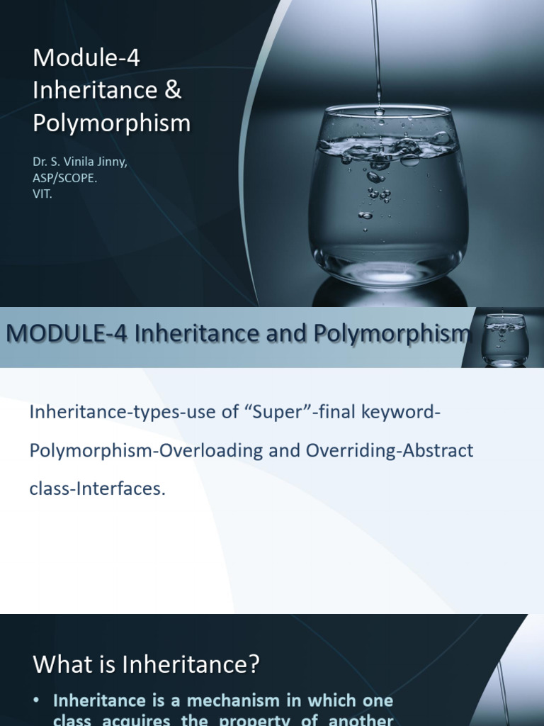 7-Inheritance, types, use of “Super”, final keyword-04-09-2023 | PDF ... 7-Inheritance, types, use of “Super”, final keyword-04-09-2023 | PDF ...