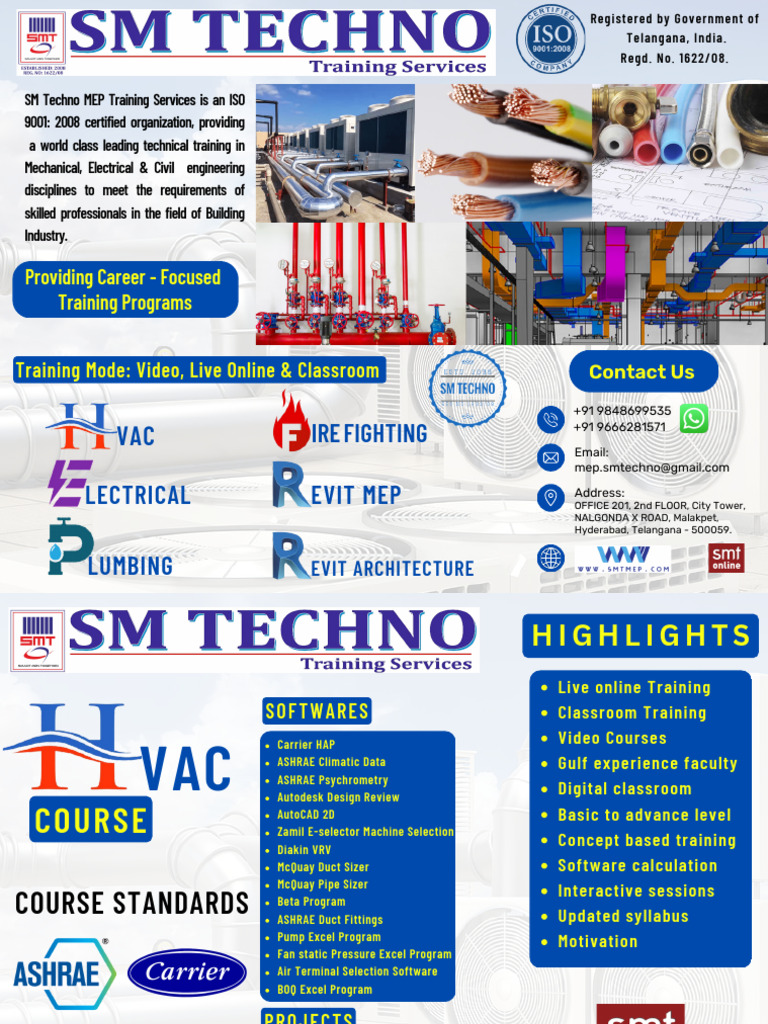 HVAC Design and Drafting Training | PDF | Duct (Flow) | Building