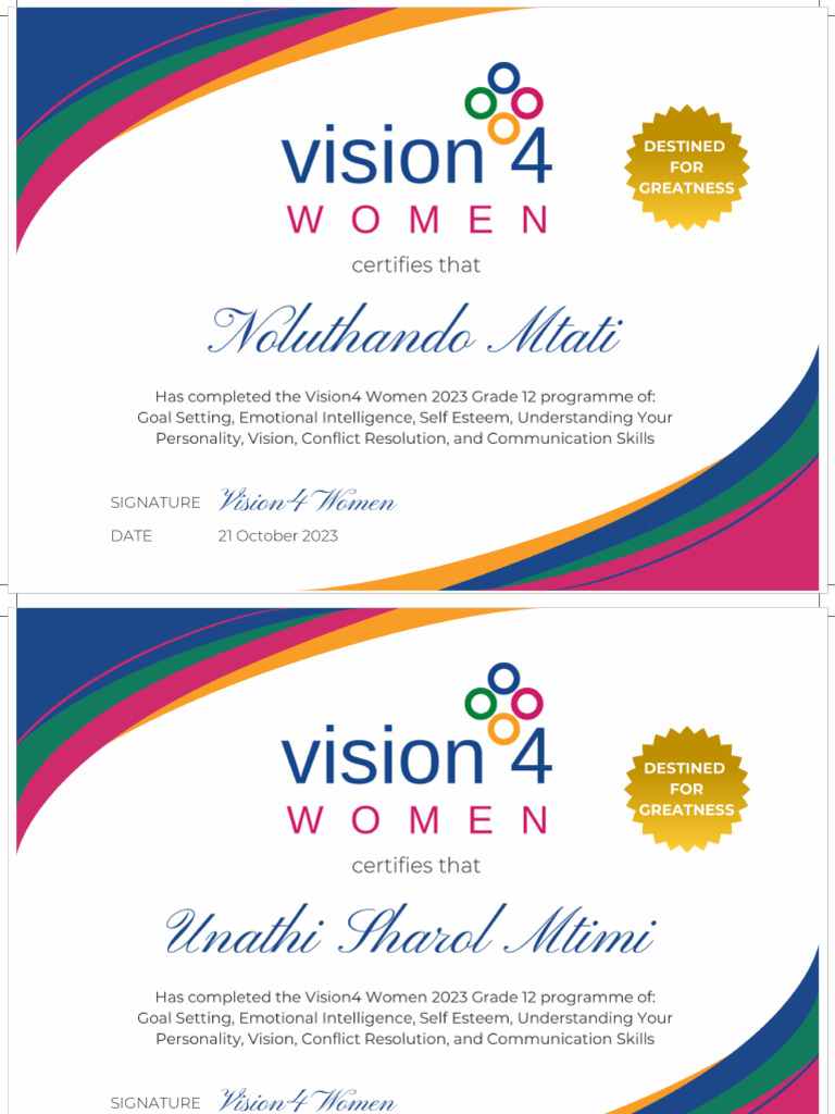 3rd Try Certificates | PDF