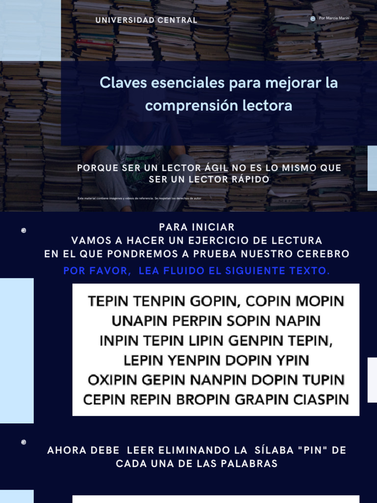 Claves Esenciales para Mejorar La Comprensión Lectora | PDF | Ciencia ...