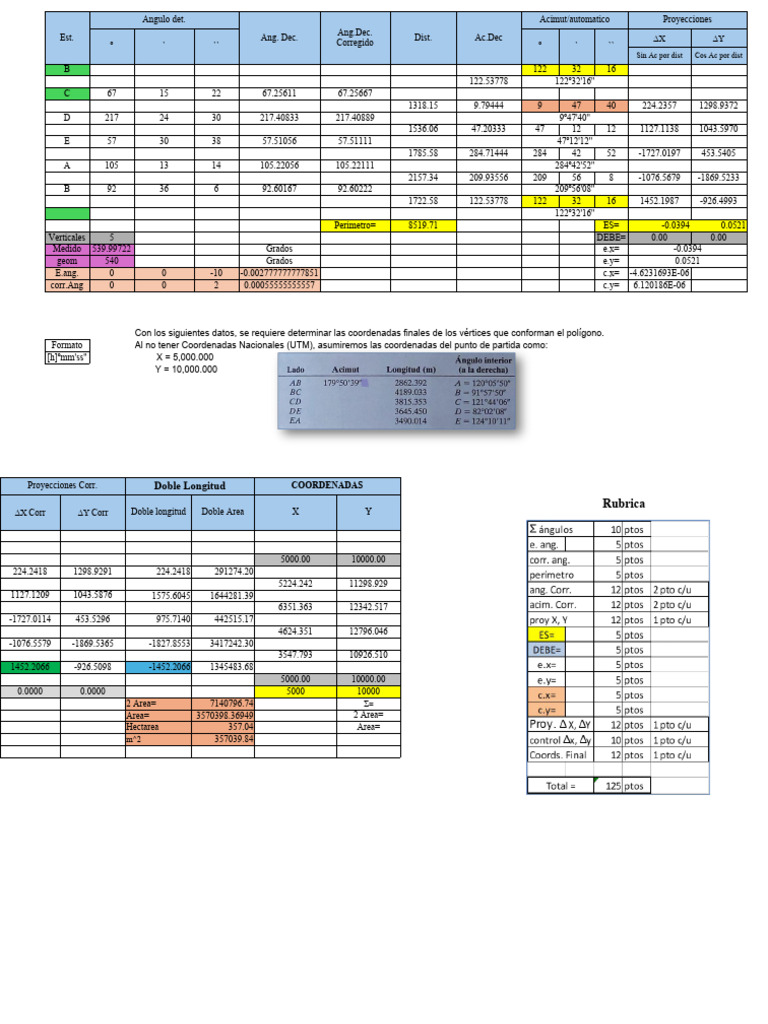Poligono de 6 y 5 Vertices | PDF | Geometría Elemental | Trigonometría