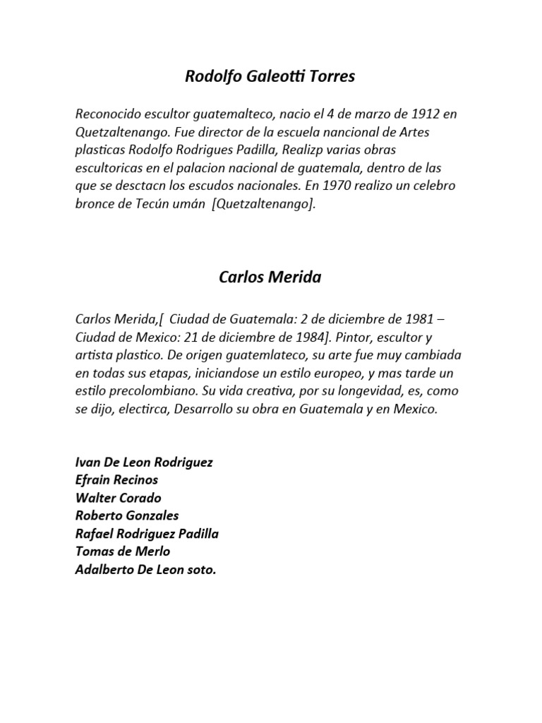 Rodolfo Galeotti Torres | PDF