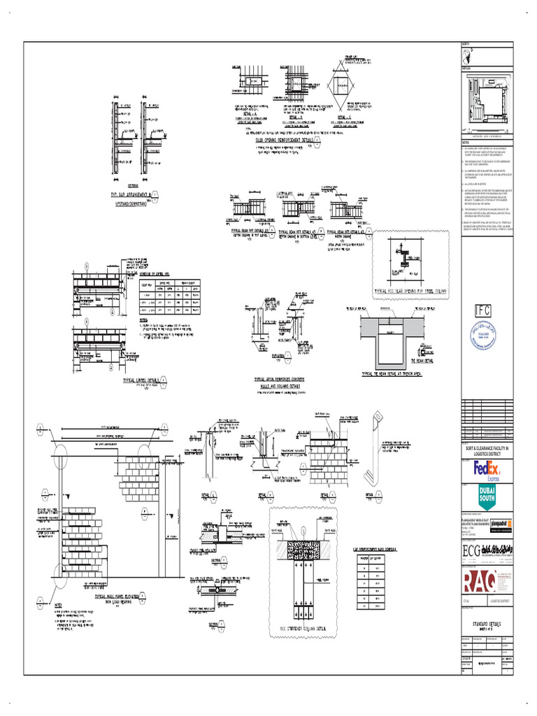 131ld19-Ecg-Dwg-Str-000003-Standard Details Sheet 1 of 3-131ld19-Ecg-Dwg-Str-000003 | PDF ...
