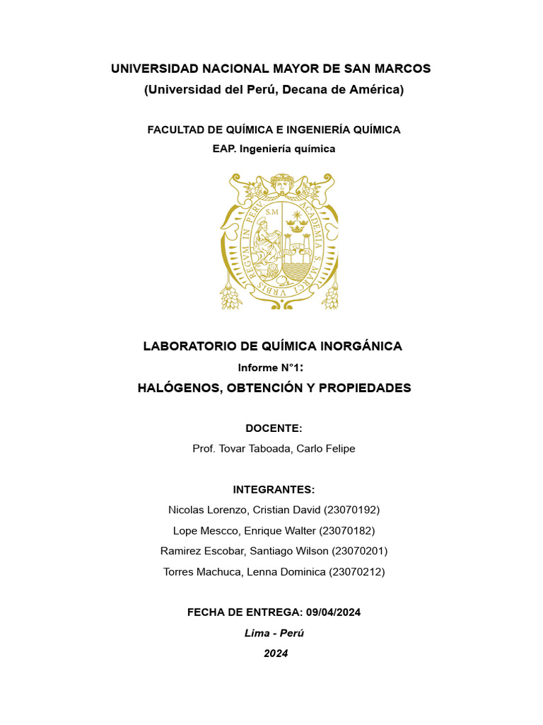Halógenos: Obtención y Propiedades | PDF | Flúor | Cloro