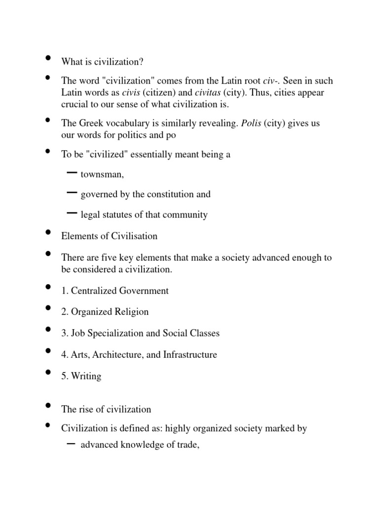 What Is Civilization | PDF | Ummah