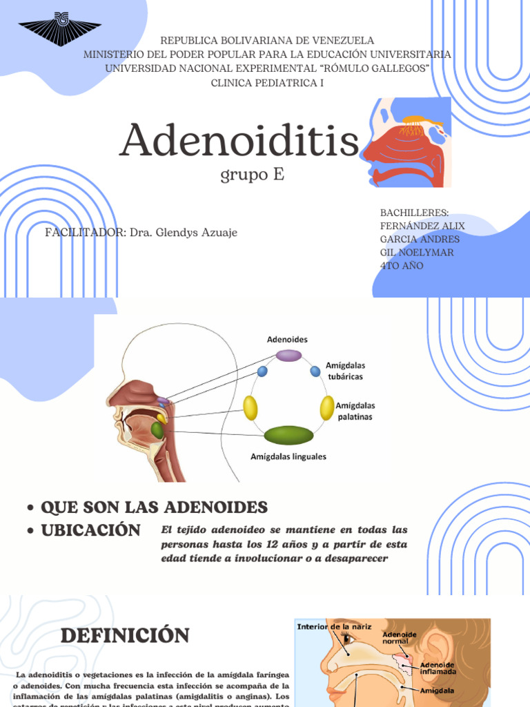Adenoiditis 20240112 173749 0000 | PDF | Epidemiología | Enfermedades ...
