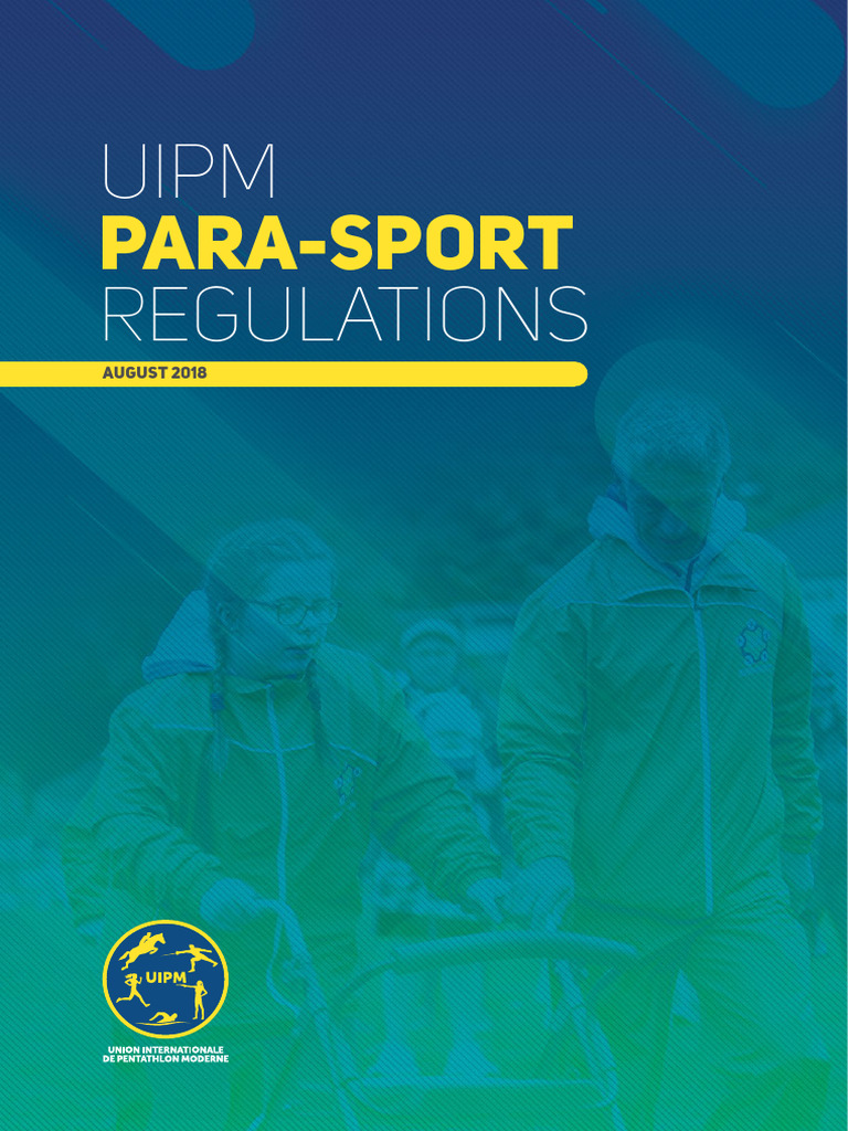 UIPM Para-Sport Classification Rules | PDF | Paralympic Games | Disability