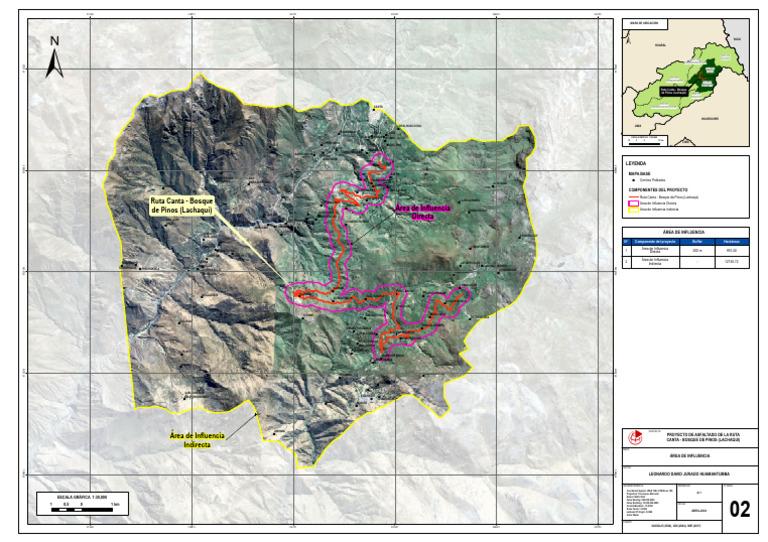 Mapa de Área de Influencia | PDF | Cartografía | Geodesia