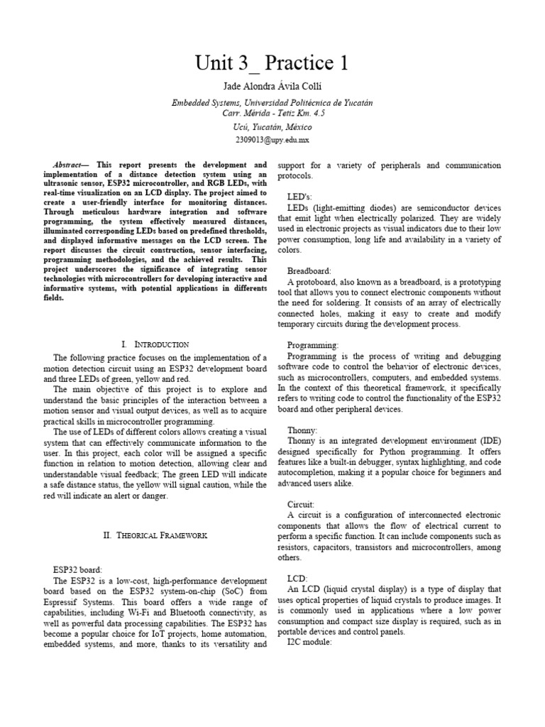 Ieee Paper Word Template Letter v3 | PDF | Light Emitting Diode ...