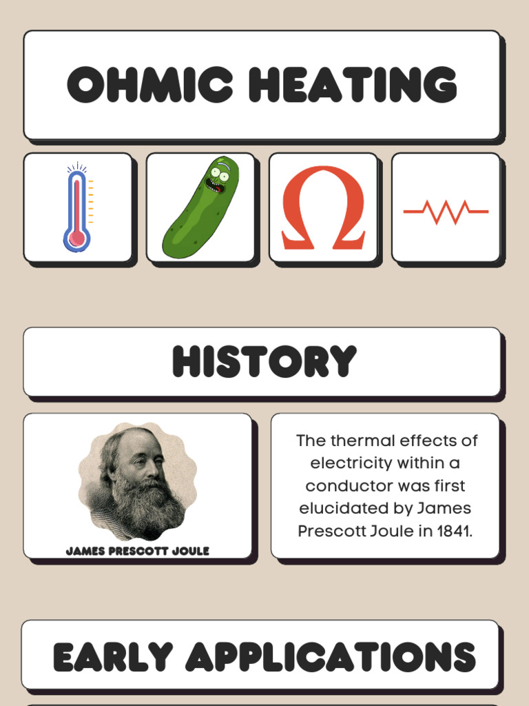 Ohmic Heating | PDF | Electrical Resistivity And Conductivity ...