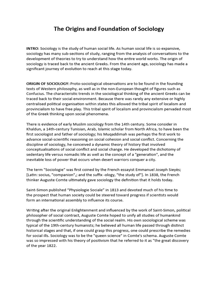 Document | PDF | Sociology | Positivism