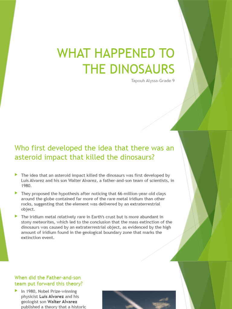 What Happened To The Dinosaurs | PDF | Planetary Science | Nature