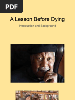 Ernest J. Gaines: A Lesson Before Dying | PDF | Narrative