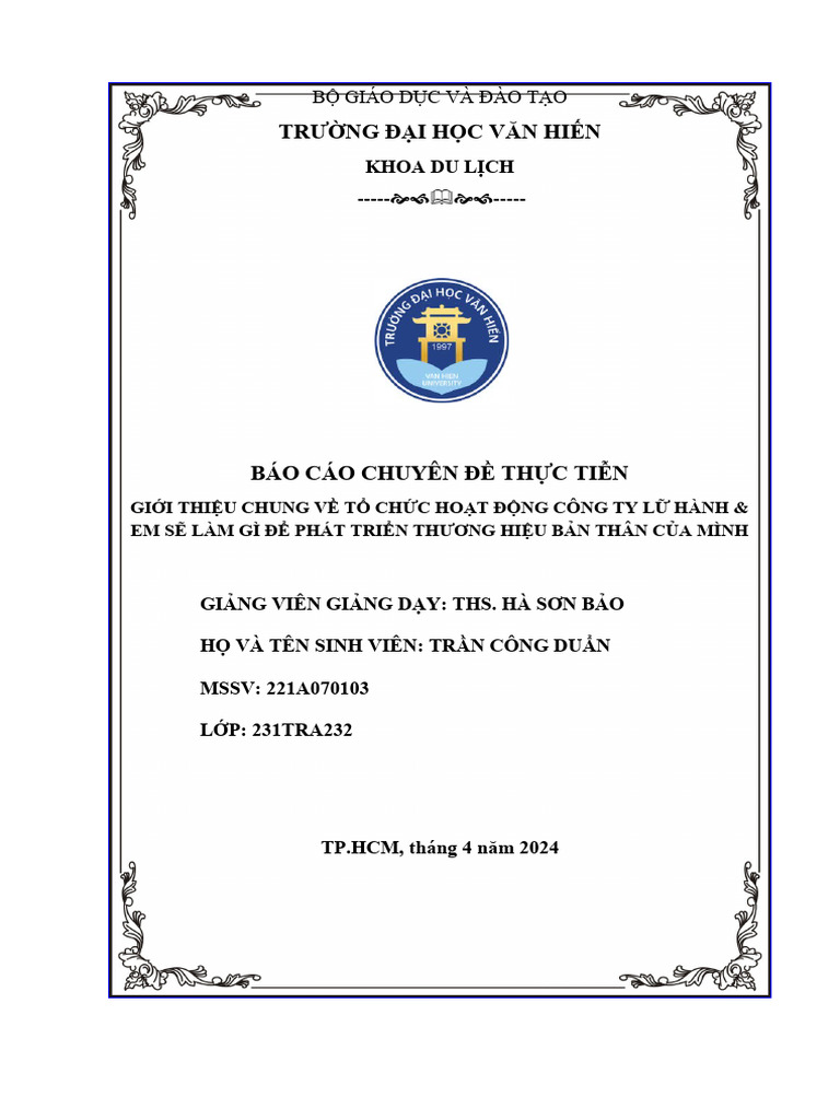 Mẫu Trình Bài Báo Cáo.doc Duan.doc 534 | PDF