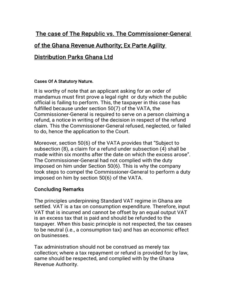 Cases of A Statutory Nature | PDF