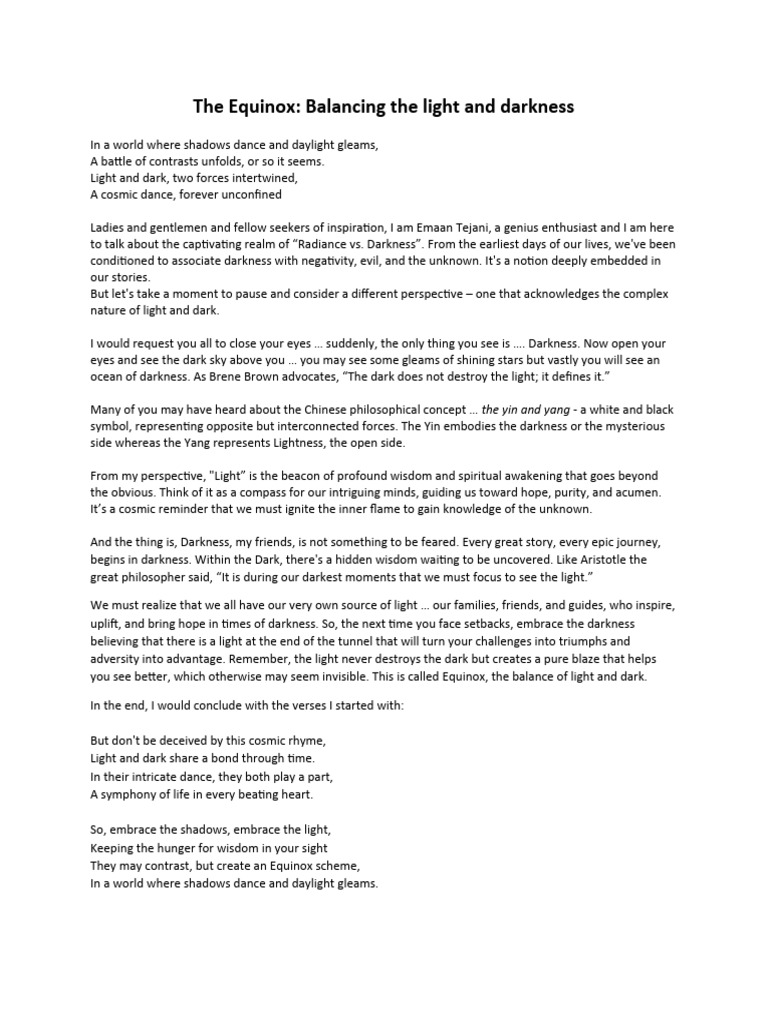 The Equinox | PDF | Yin And Yang