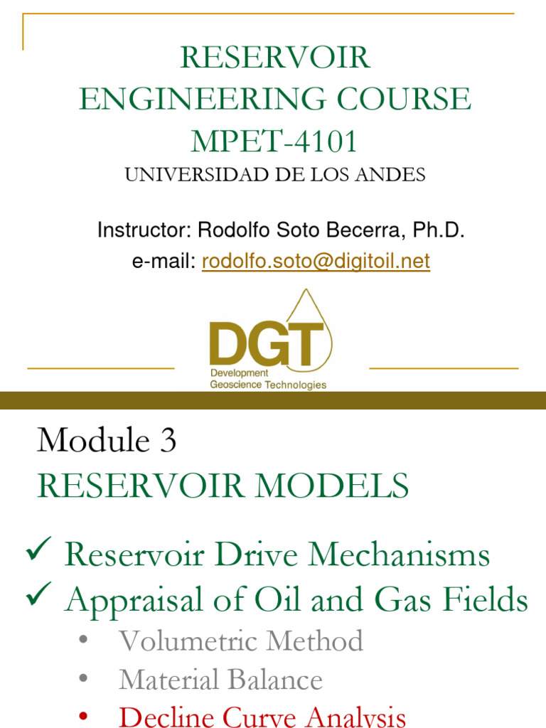Decline Curve Analysis | PDF | Petroleum Reservoir | Forecasting