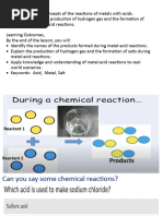 Metal-Acid Reaction Experiment Guide | PDF | Chemical Reactions | Acid