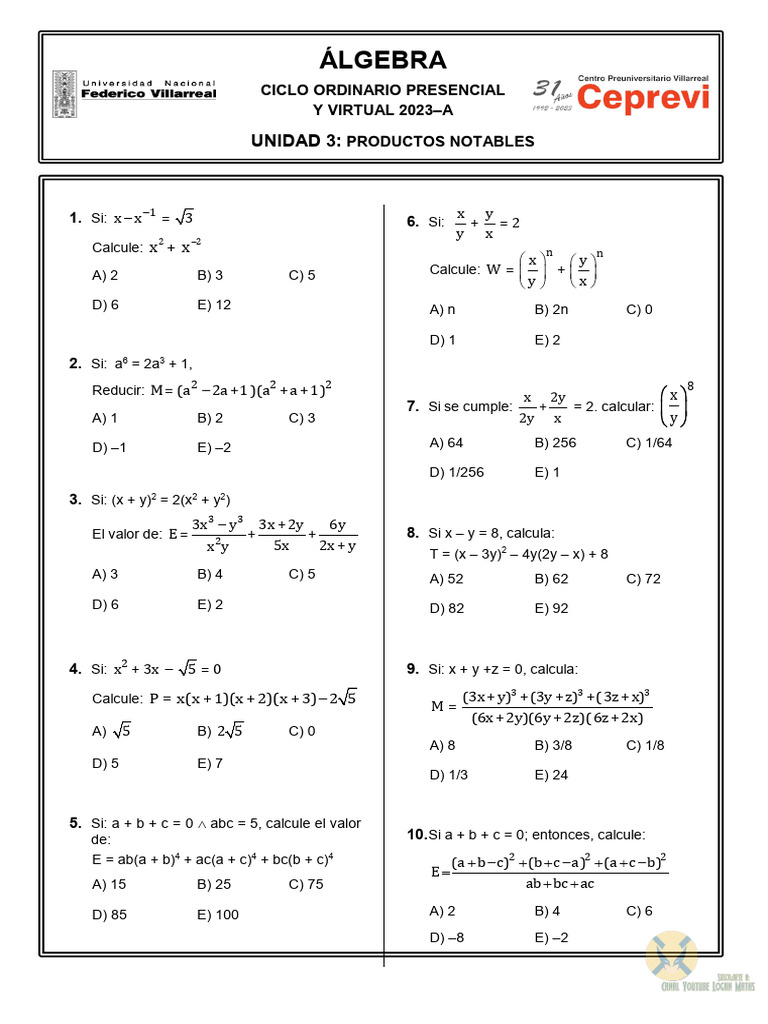 Álgebra 3 | PDF | Ajedrez