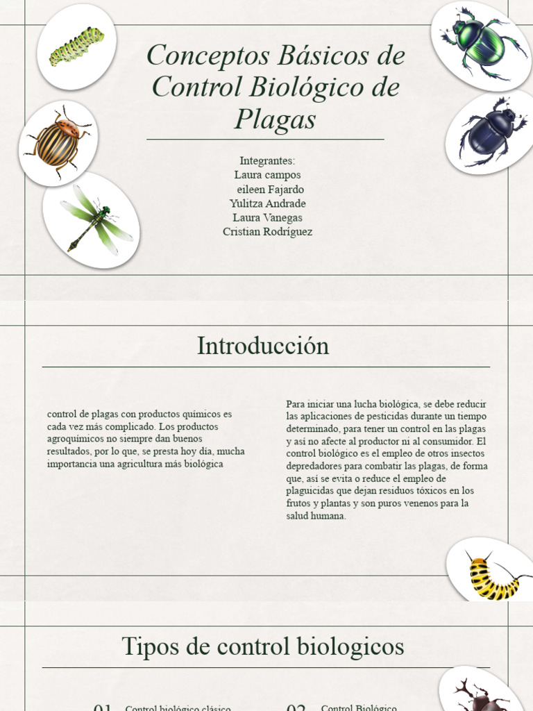 Control Biologicos | PDF | Control biológico de plagas | Pesticida