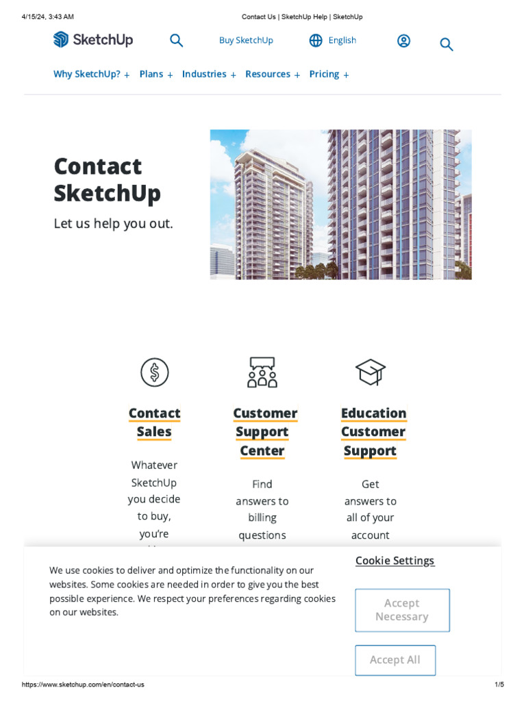 SketchUp Support & Resources | PDF | Sketch Up | Http Cookie