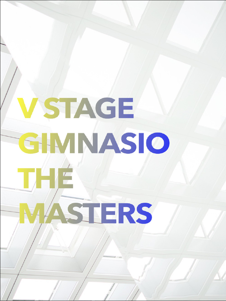 V Stage Gimnasio THE Masters | PDF