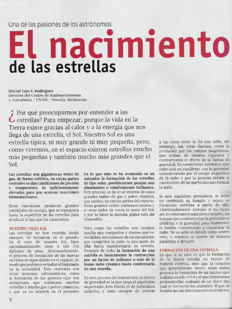 El-Nacimiento-de-las-Estrellas | PDF