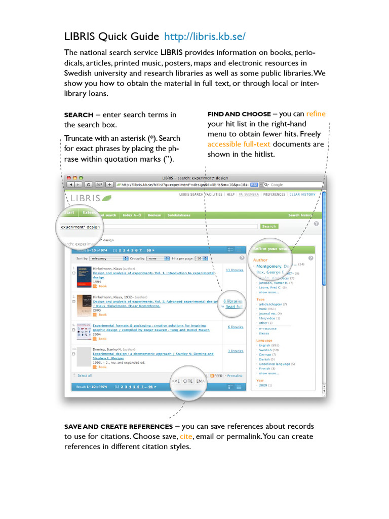 Libris Quickguide Eng | PDF