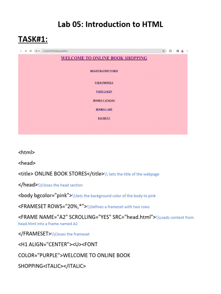 ICT-LAB#5 | PDF | Hyperlink | World Wide Web