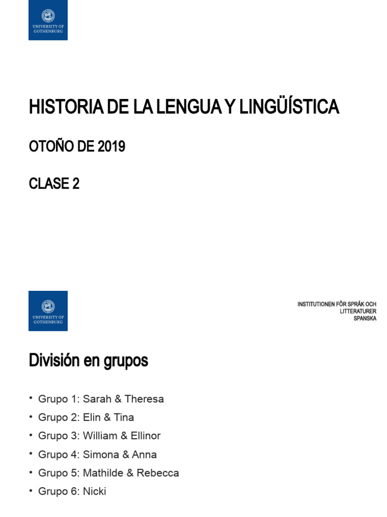 Historia de La Lengua y Linguistica | PDF | Morfología Lingüística | Comunicación humana