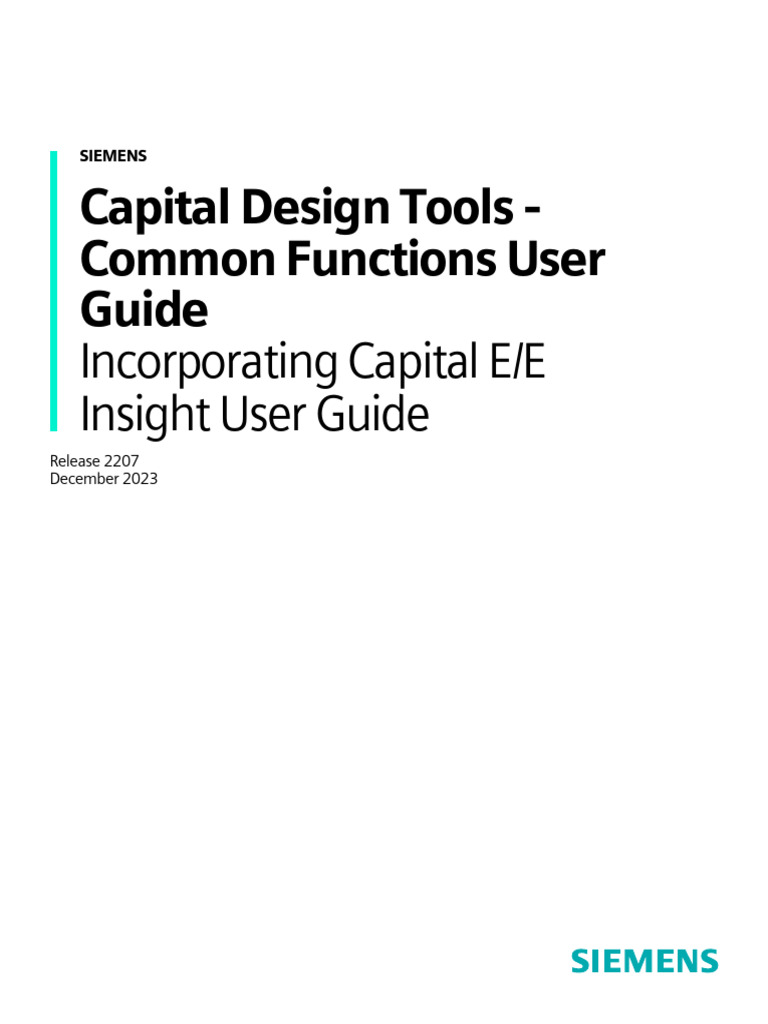 Capital Design Tools - Common Functions User Guide | PDF | License | Software