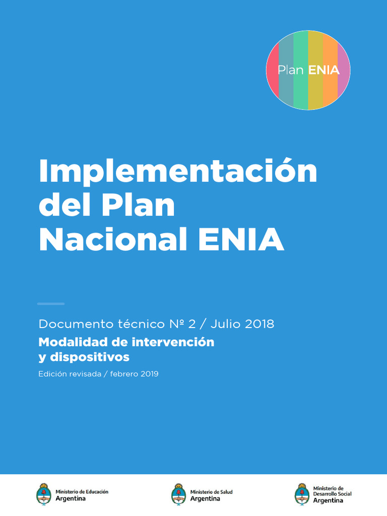 Implementacion Del Plan Nacional Enia | Descargar gratis PDF ...