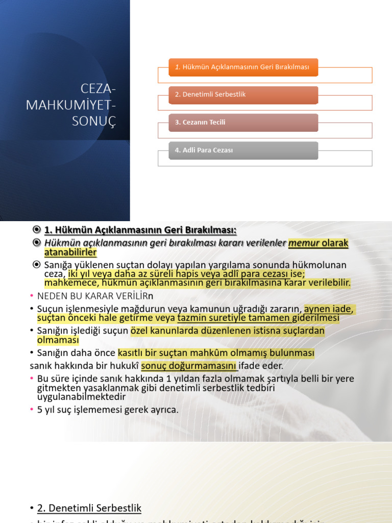 Ceza İnfaz Yöntemleri Ve Memuriyete Etkisi | PDF