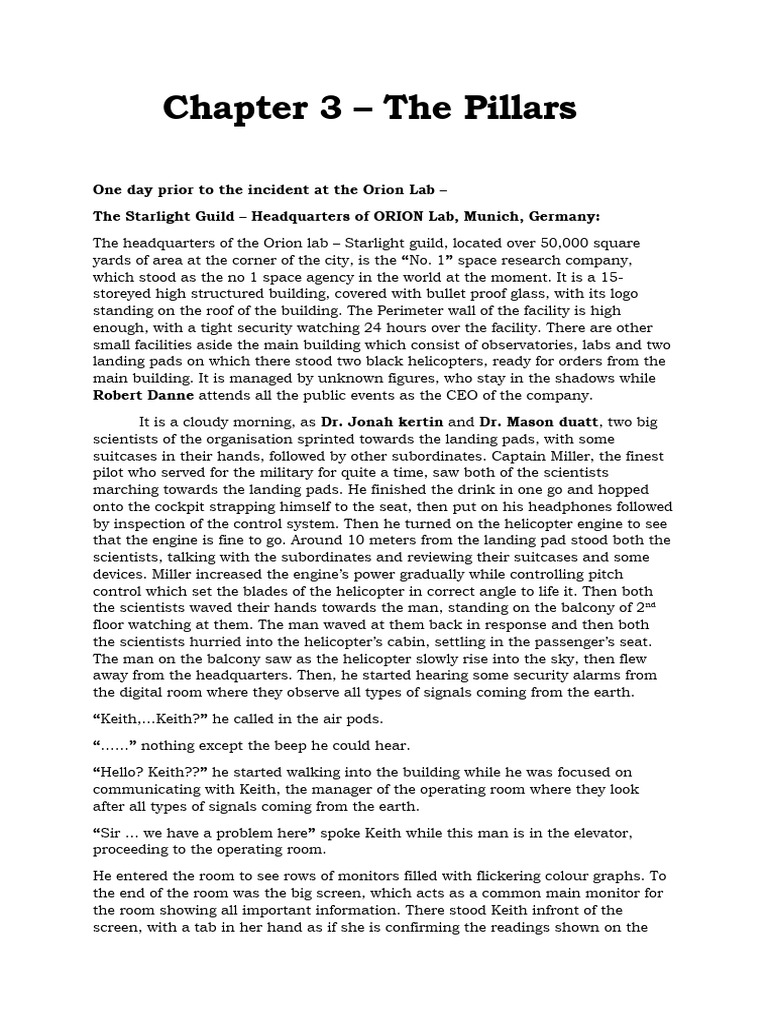 Chapter 3 - The Pillars | PDF