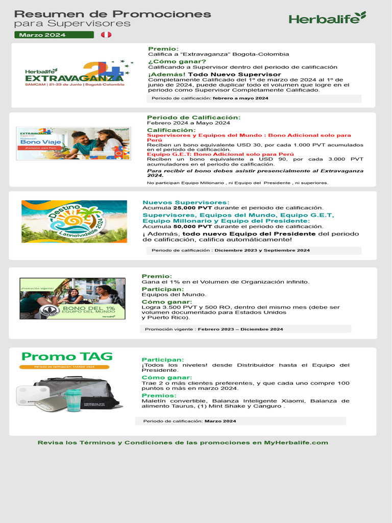 Resumen Promos SP-Marzo 2024 | PDF