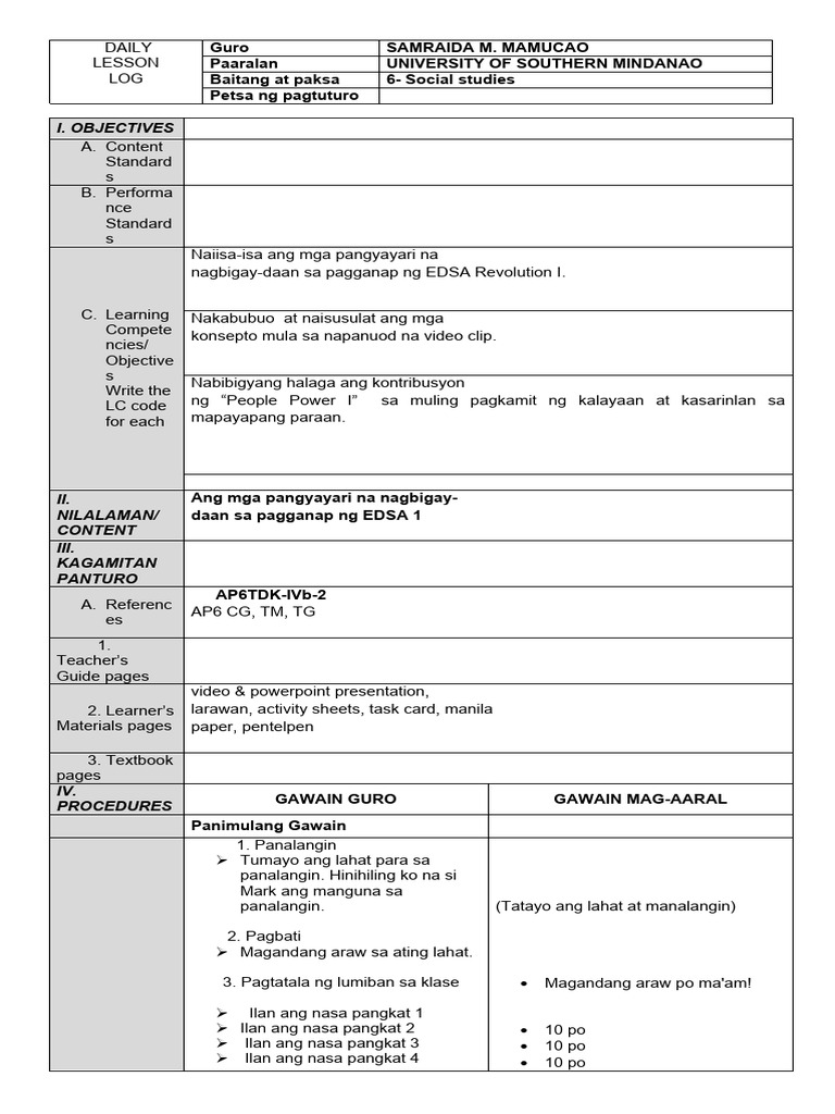 Lesson Plan 7es 4 | PDF