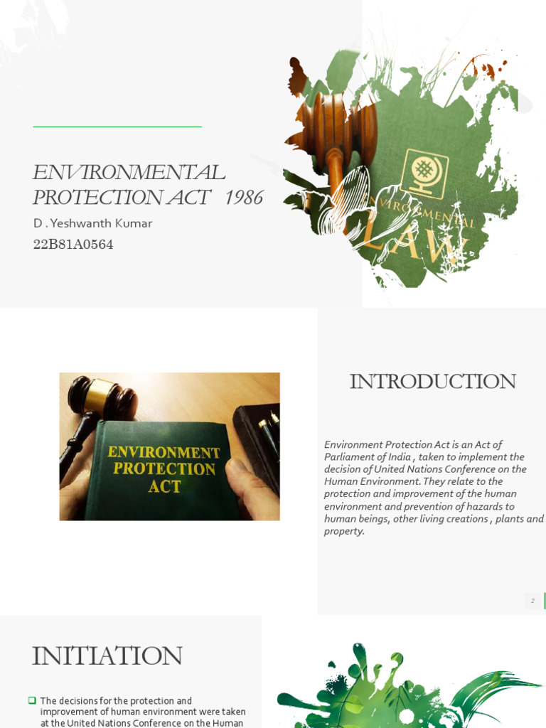 Environmetal Protection Act 1986 | PDF | Pollution | Crimes