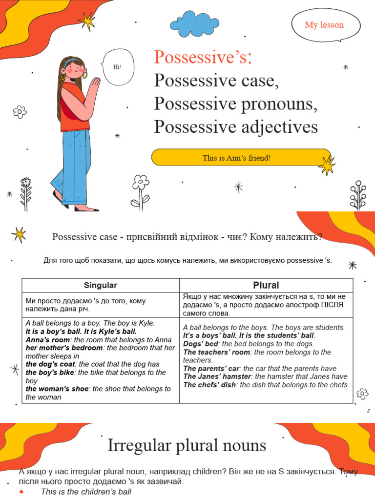 Possessive's | PDF
