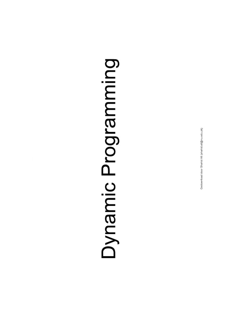Dynamic Programming-2 | PDF