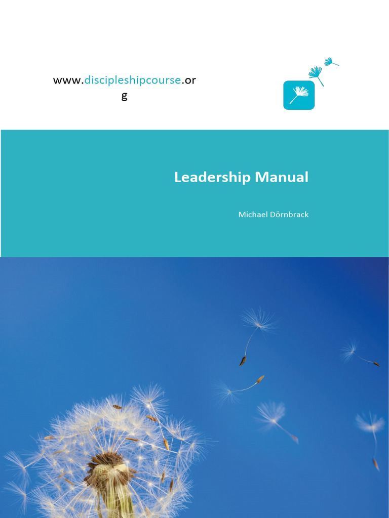 1-Leadership-Manuel-for-Discipleship-Groups | PDF | Disciple (Christianity) | Jesus