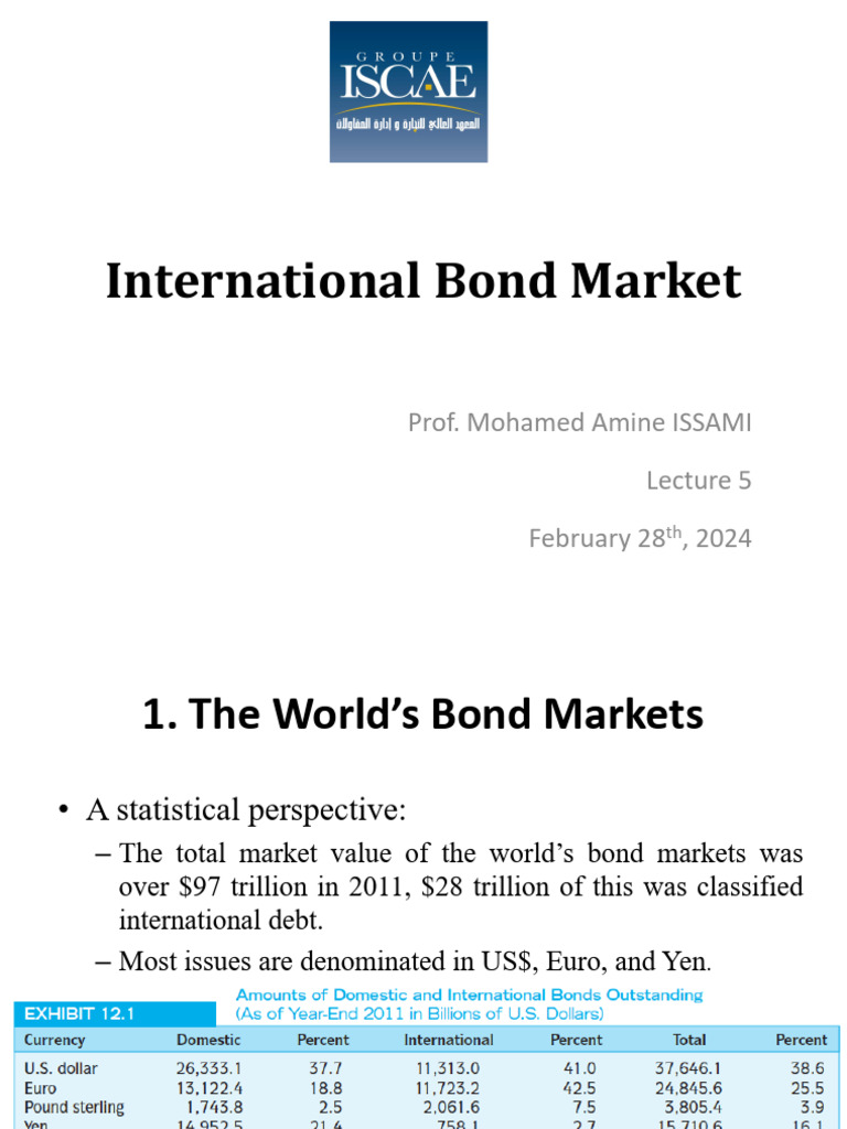 International Bond Market | PDF | Bonds (Finance) | American Depositary ...