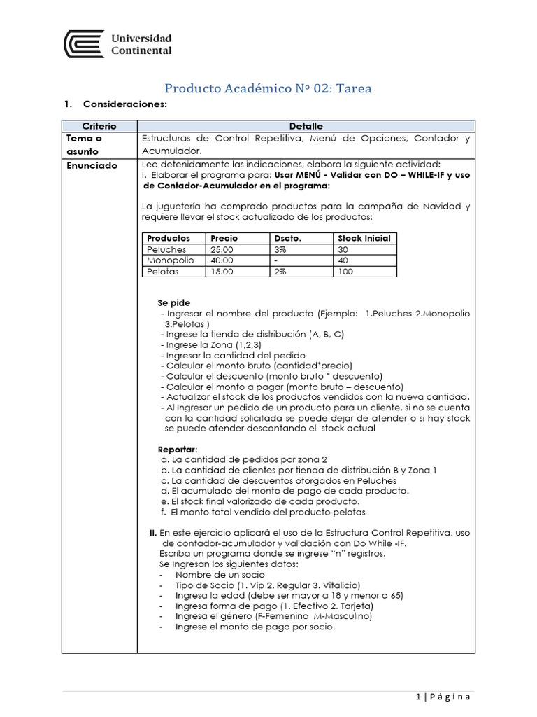 PA 02 Fundamentos Programacion F | PDF | Algoritmos | Ciencias de la Computación