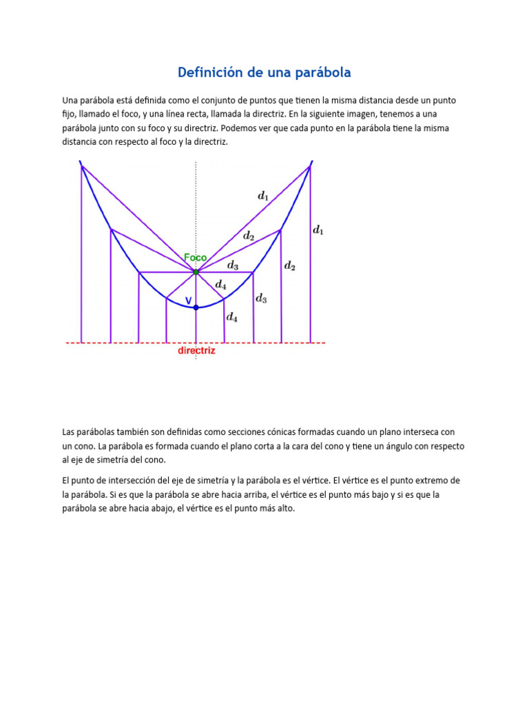 Aplicaciones de la Parábola en la Vida Real | PDF | Euclides ...