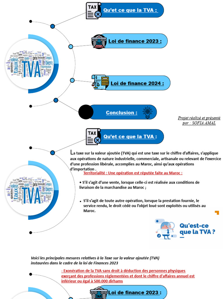 Présentation TVA | PDF | Taxe sur la valeur ajoutée | Économie