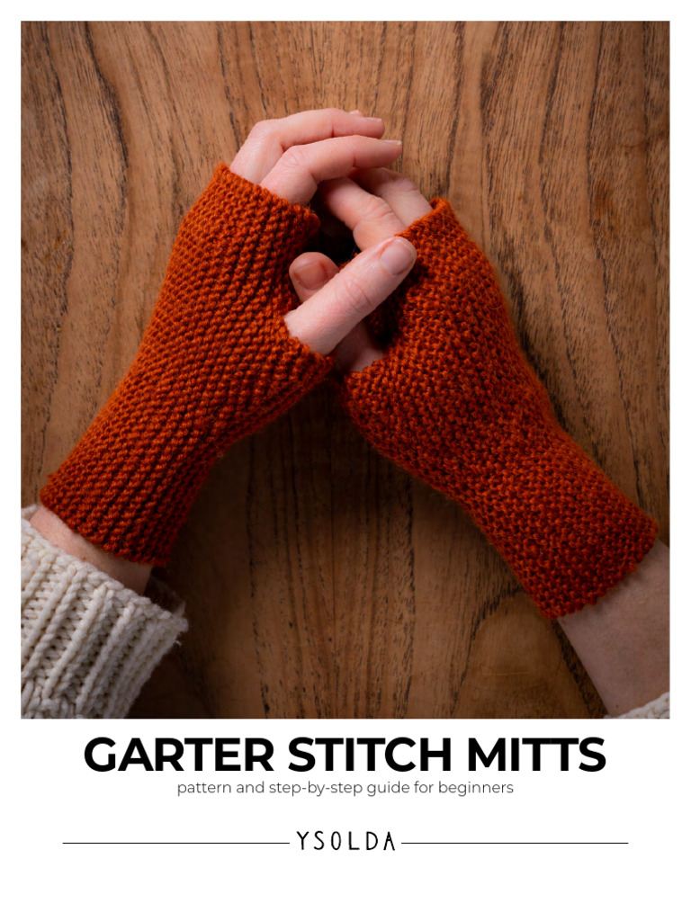 Garter Stitch Mitts by Ysolda v1.1 | PDF | Knitting | Basic Knitted Fabrics