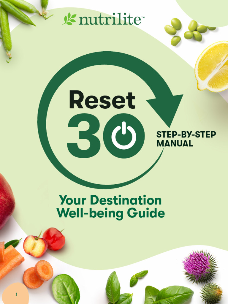 Nutrilite Reset 30 Program Guide | PDF | Omega 3 Fatty Acid | Dietary Fiber