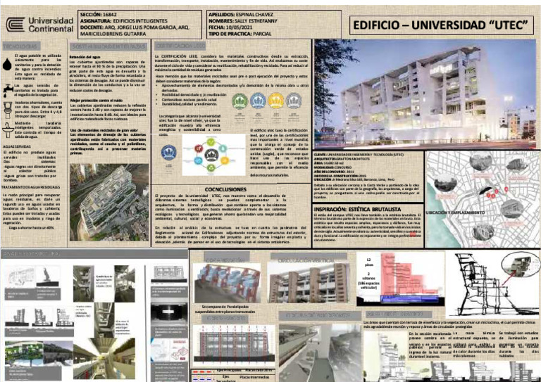 PDF Lamina Utec Espinal Chavez - Compress | PDF | Hidrología | Agua