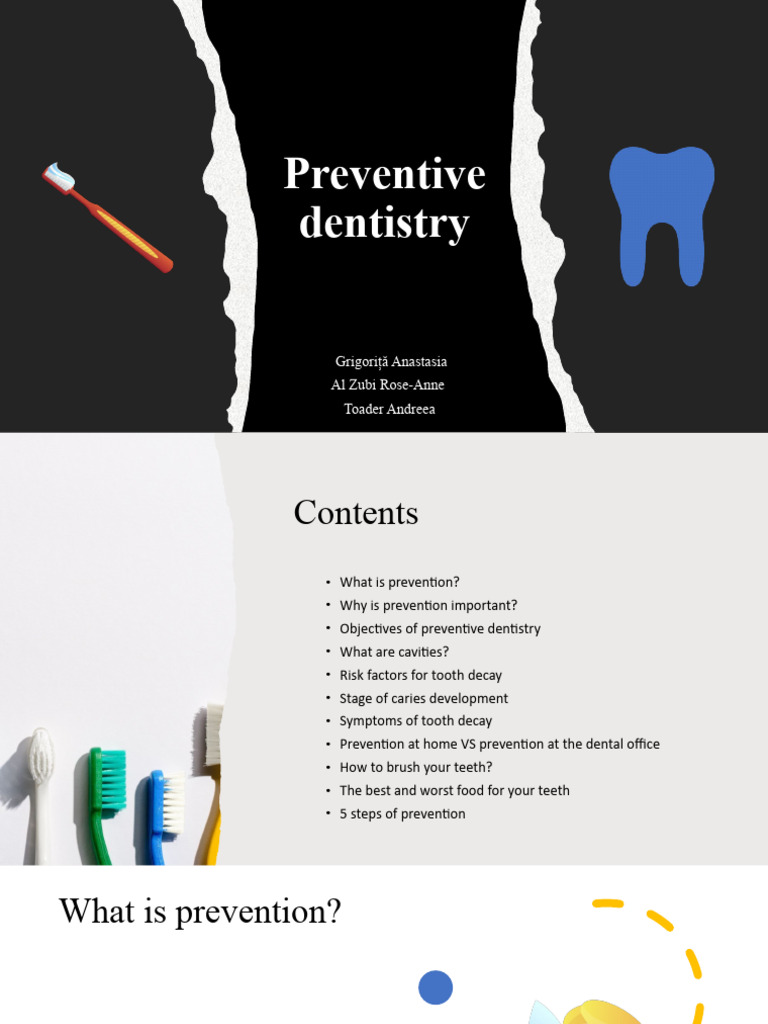 Preventive Dentistry | PDF | Dentistry | Oral Hygiene