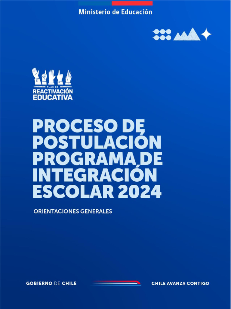 Orientaciones Proceso de Postulacion PIE 2024 | PDF | Evaluación | Educación especial